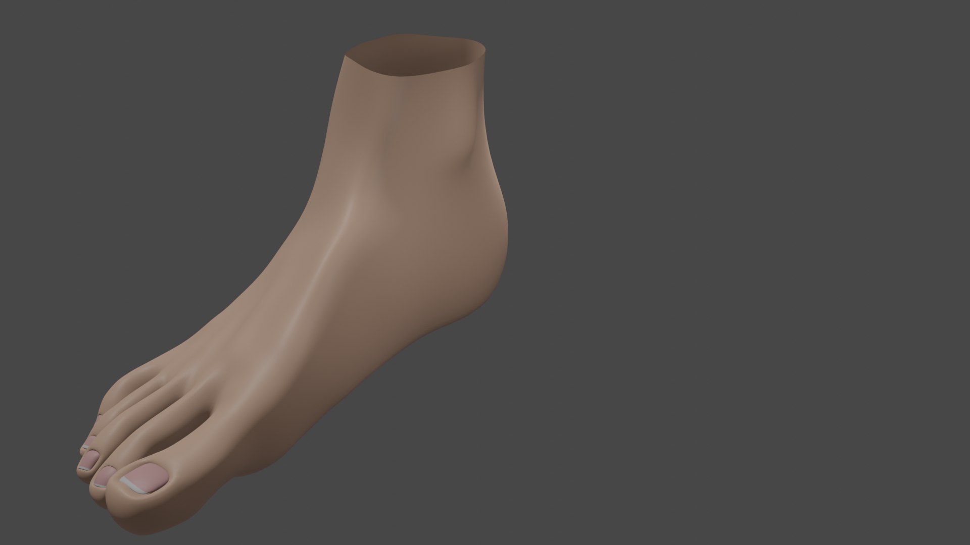 Base female feet 3D - TurboSquid 1445545
