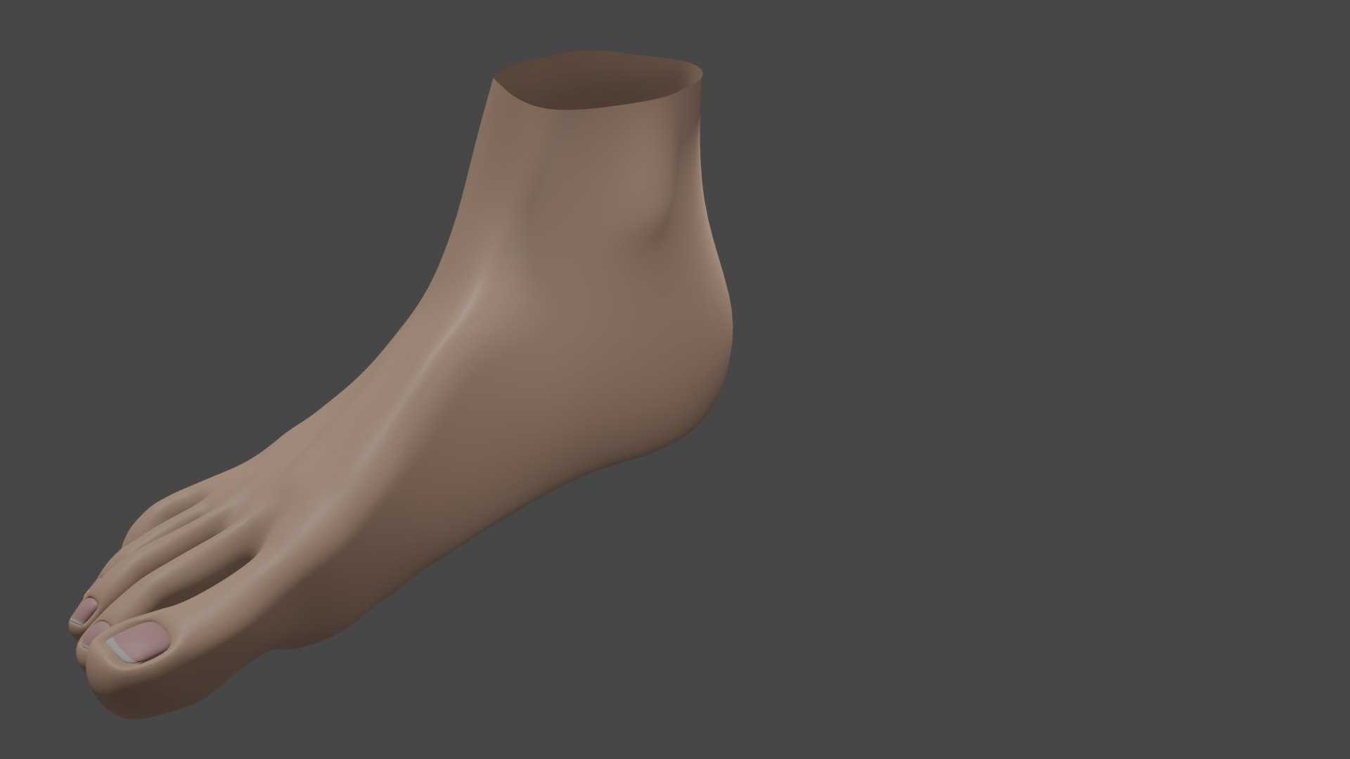Base female feet 3D - TurboSquid 1445545