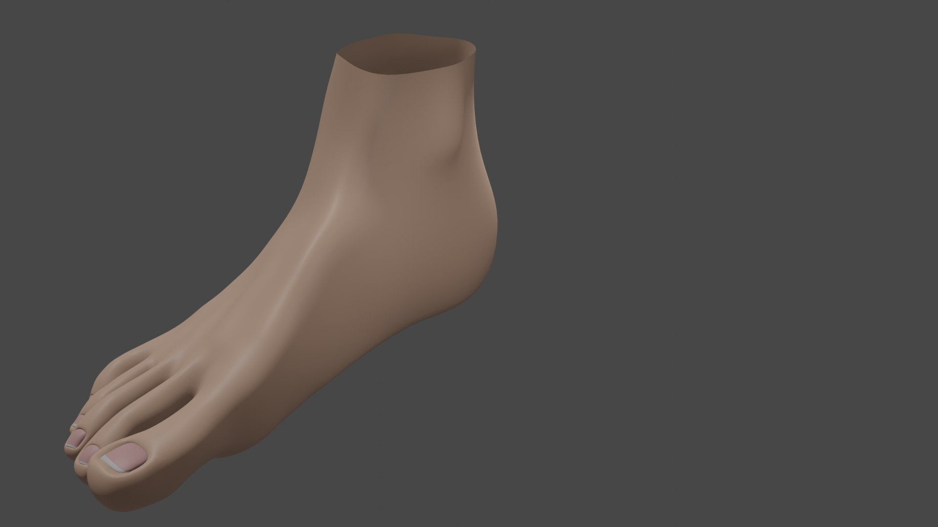 Base female feet 3D - TurboSquid 1445545
