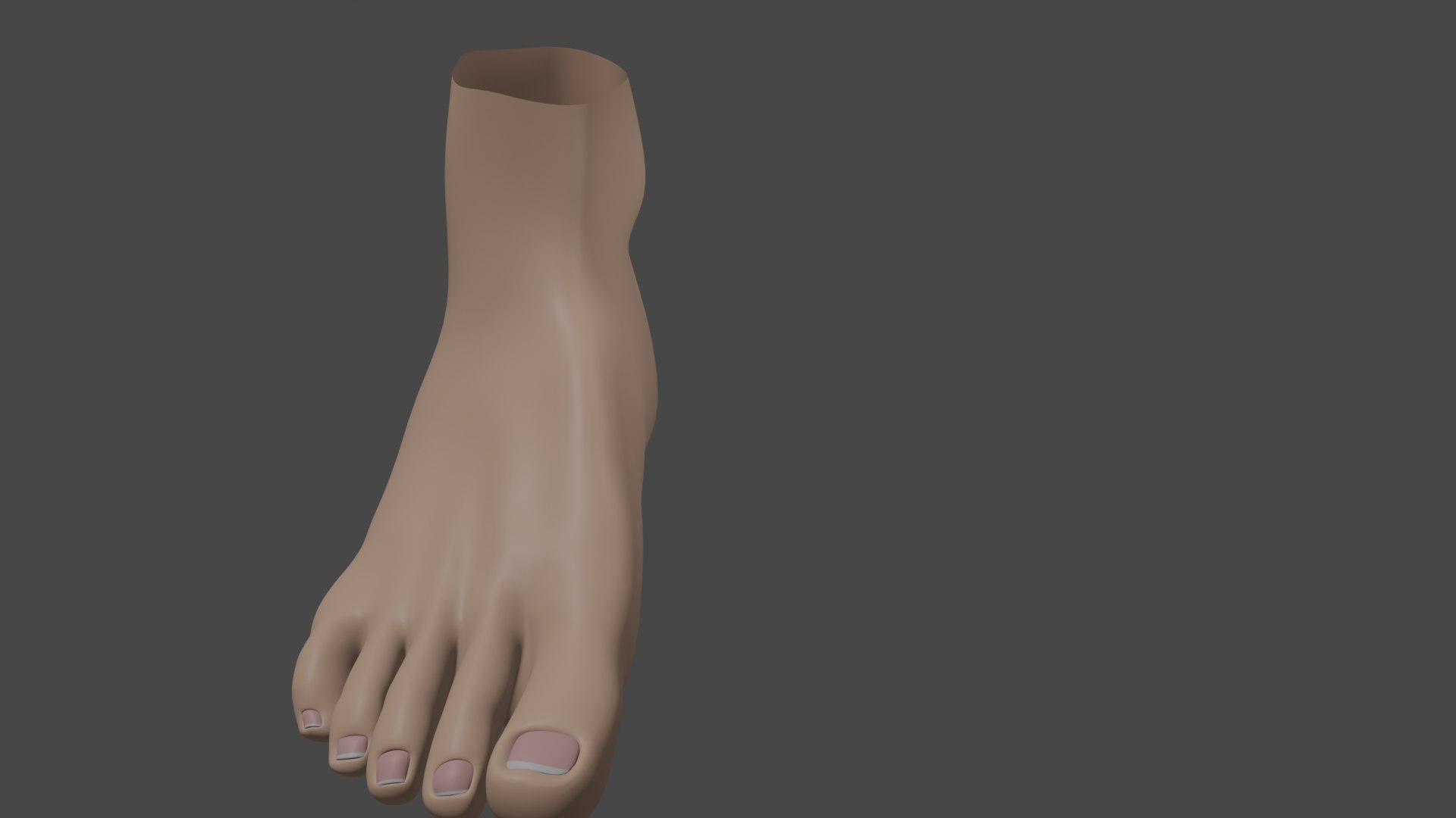 Base female feet 3D - TurboSquid 1445545