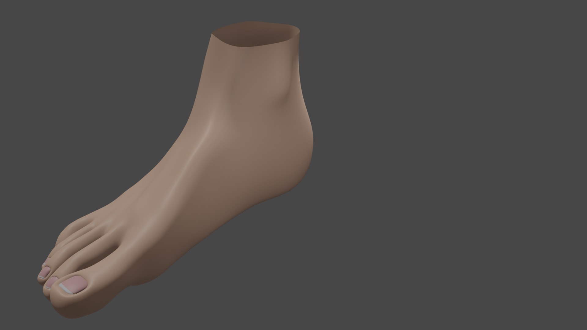 Base female feet 3D - TurboSquid 1445545
