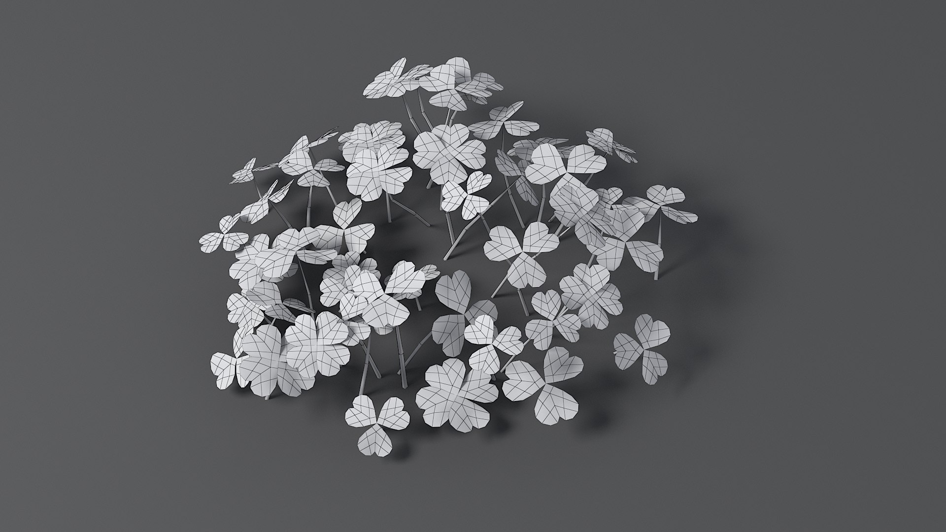 3D Model Cartoon Clover 03 - TurboSquid 2043162