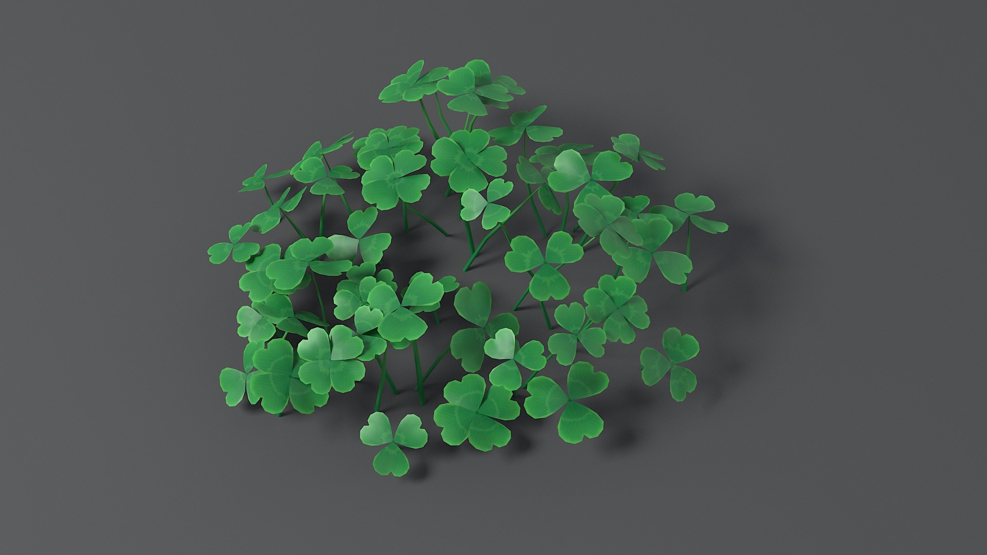 3D Model Cartoon Clover 03 - TurboSquid 2043162