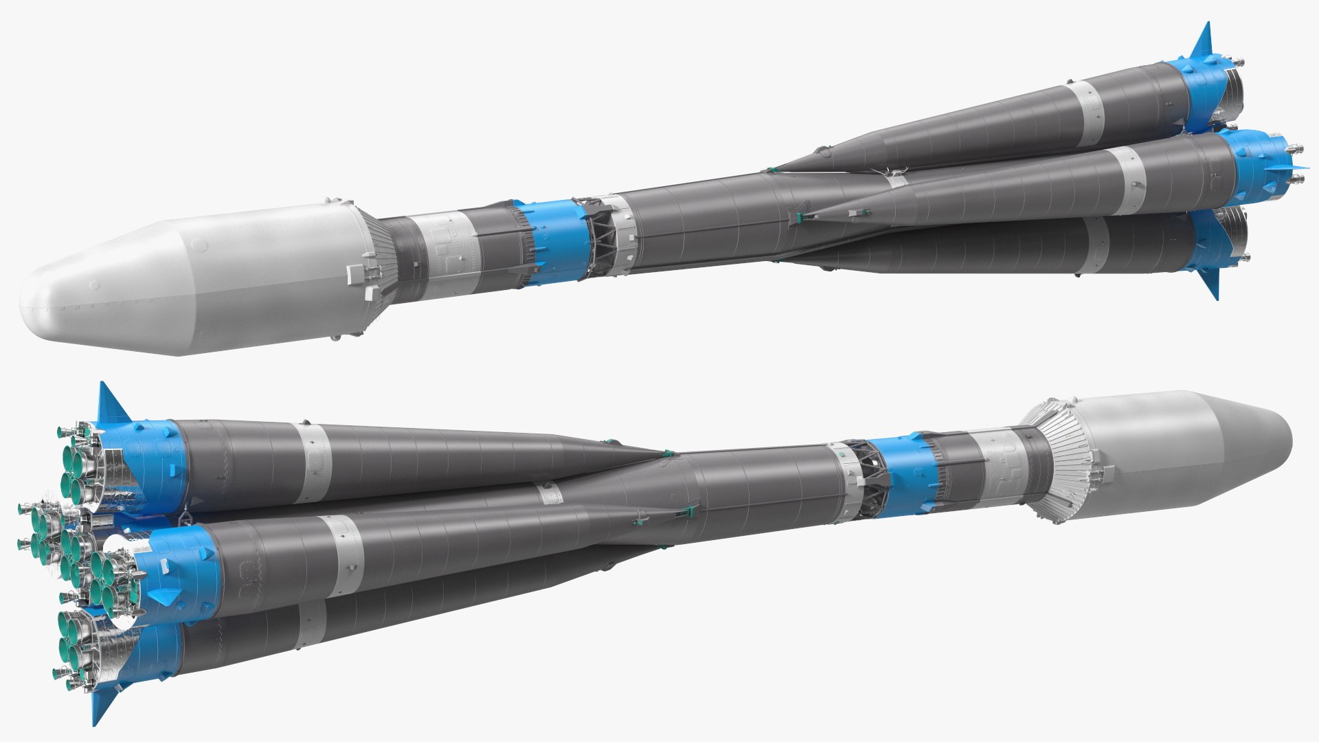 3D Orbital Launch Vehicle Main Parts - TurboSquid 1770178