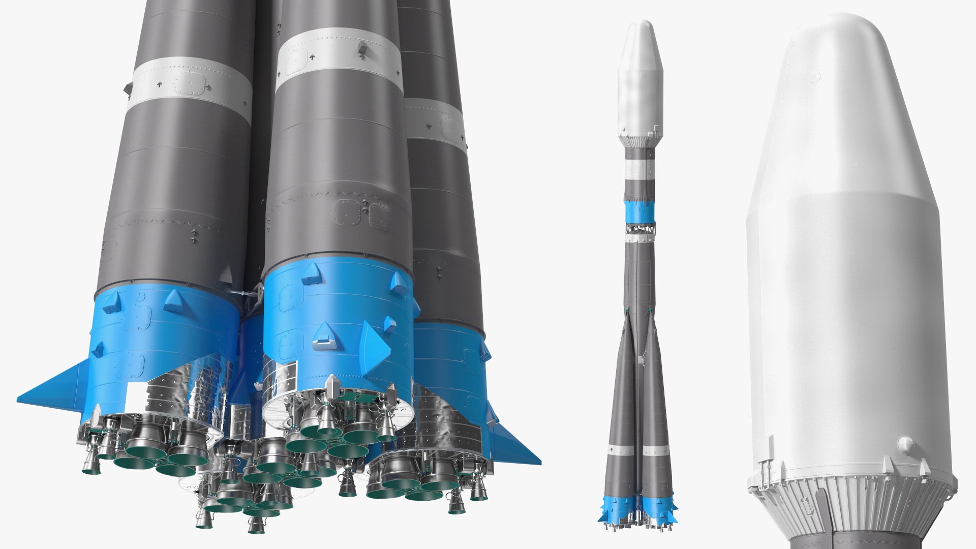 3D Orbital Launch Vehicle Main Parts - TurboSquid 1770178