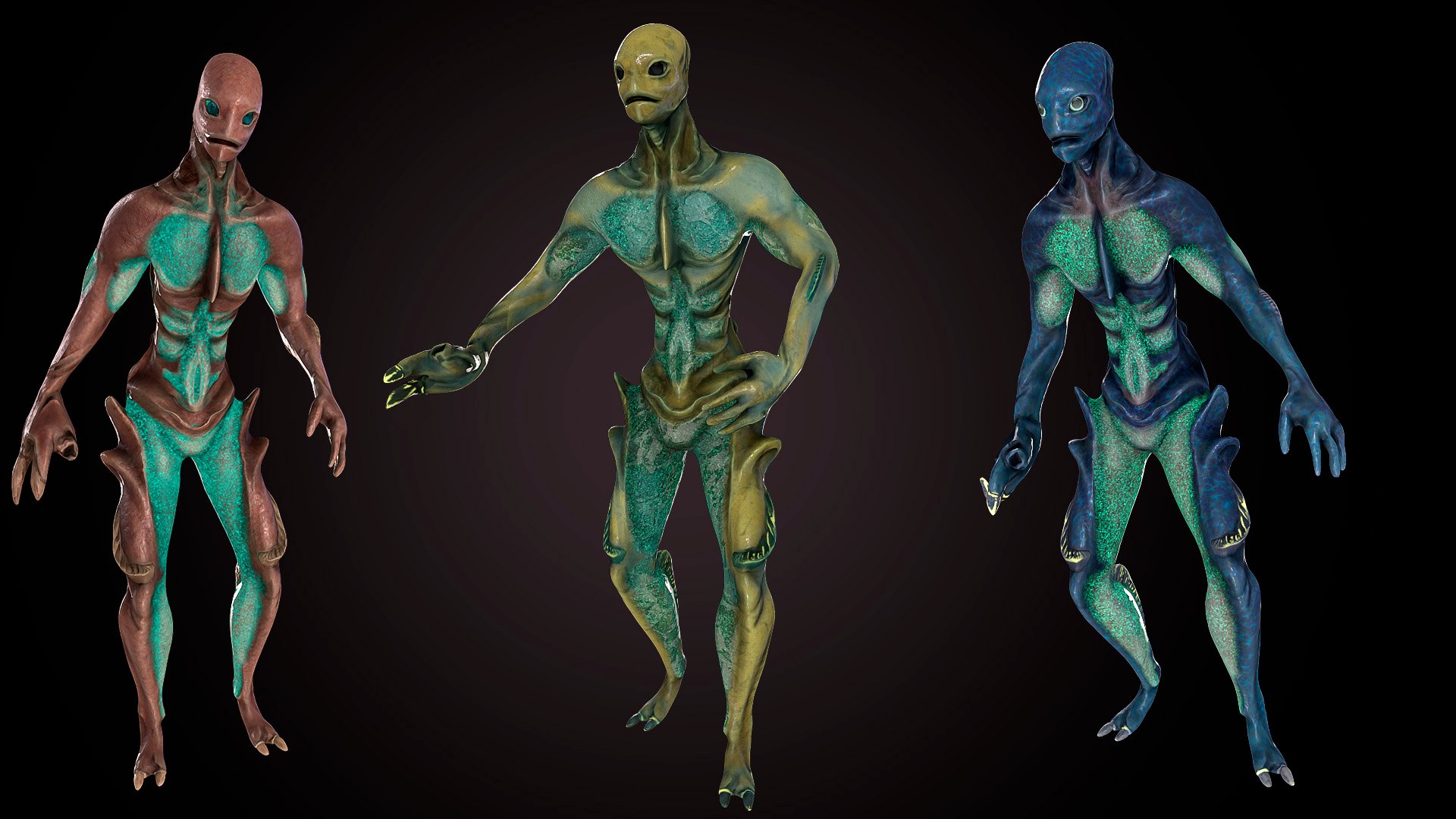 Monsters Mini Pack 3D Model - TurboSquid 2396274