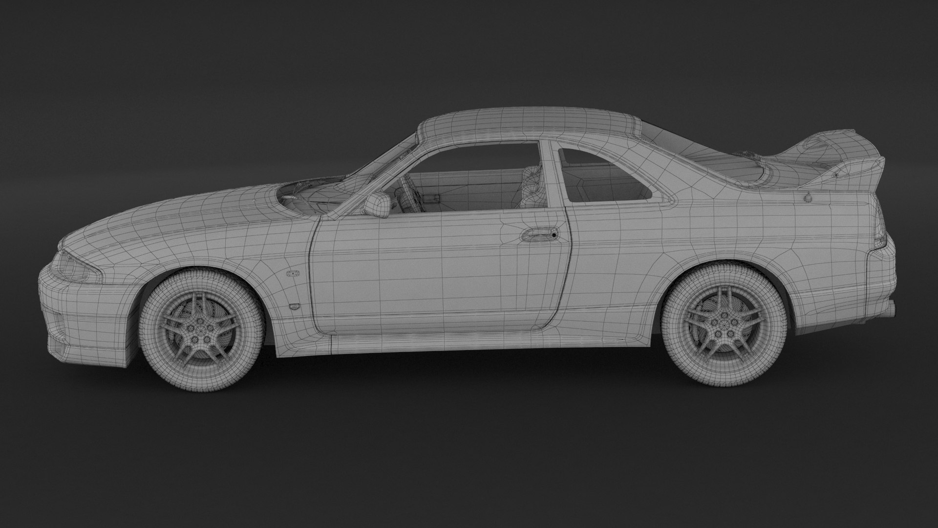 3D Car Nissan Skyline R33 - TurboSquid 1551841