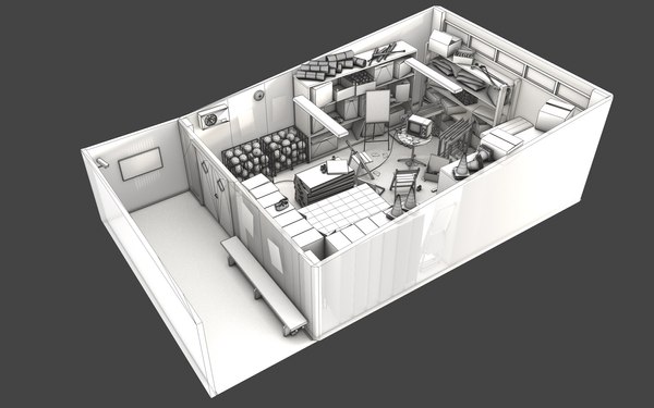 c4d physical gym storage room