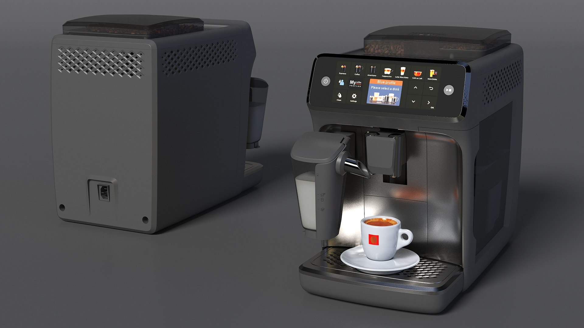 Espresso Machine With Coffee Cup 3D Model - TurboSquid 2282233