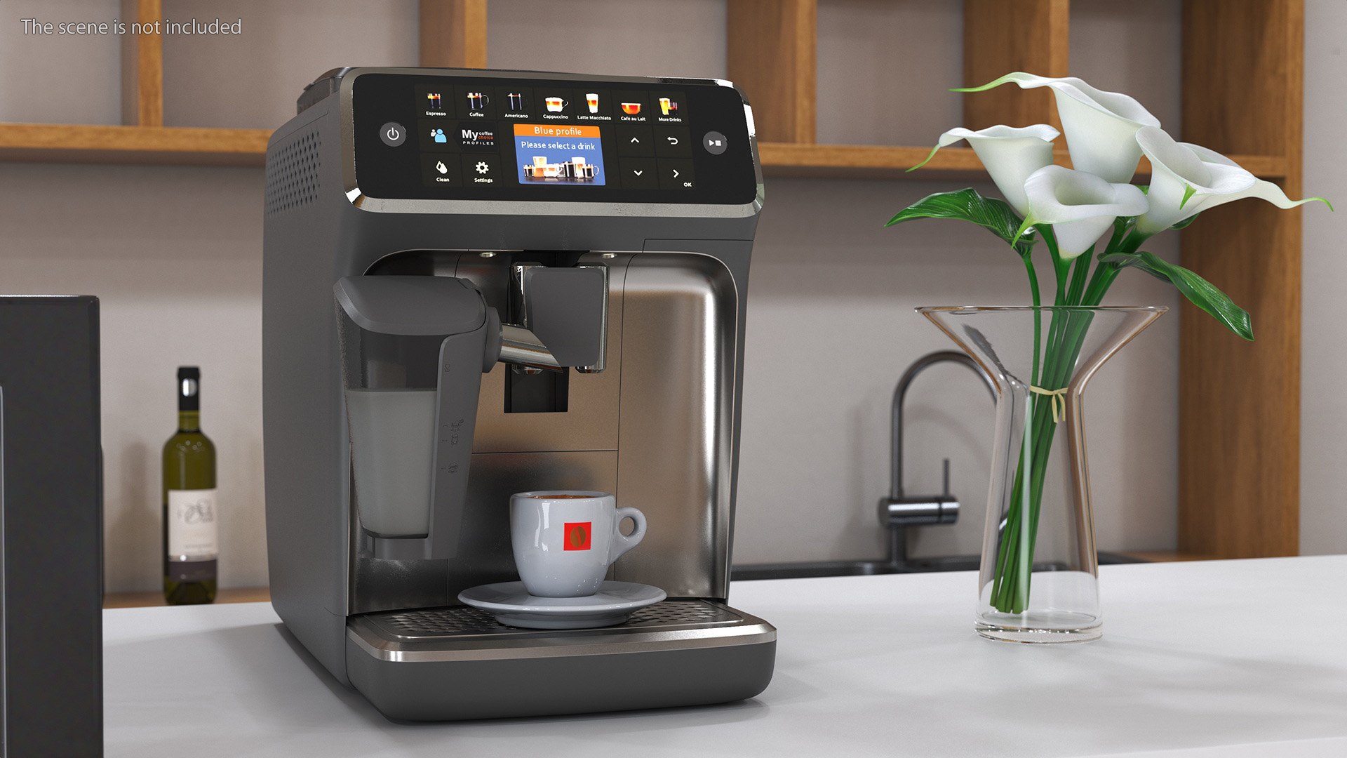 Espresso Machine With Coffee Cup 3D Model - TurboSquid 2282233