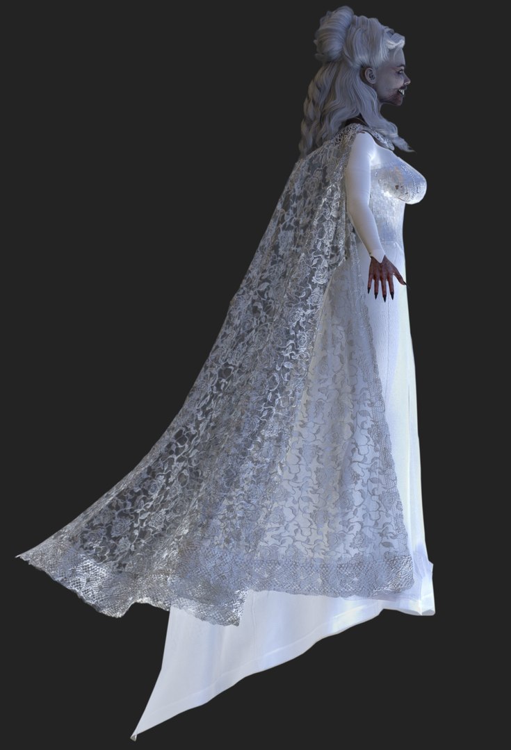 3D Model Vampiress - Female Vampire - TurboSquid 2184490