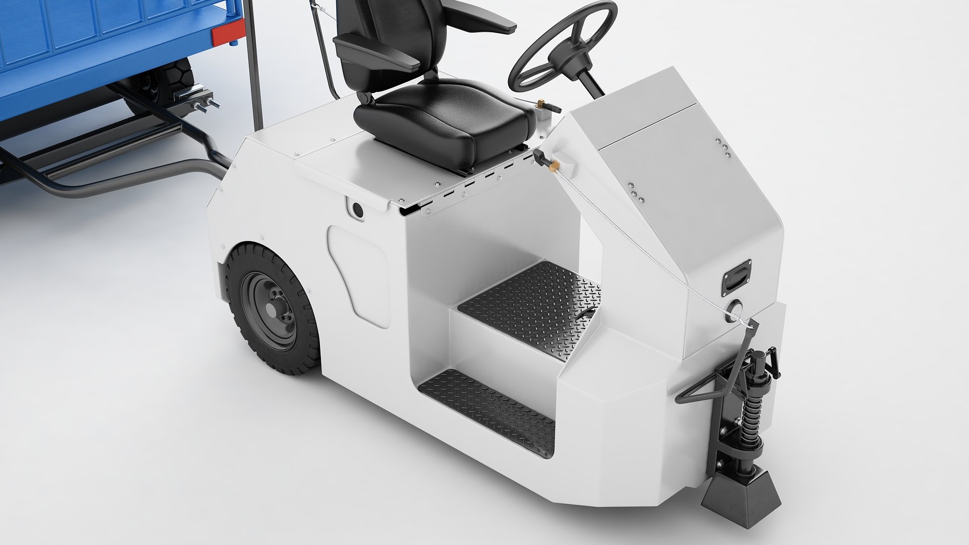 3D Electric Industrial Tugger 15 - TurboSquid 1743586