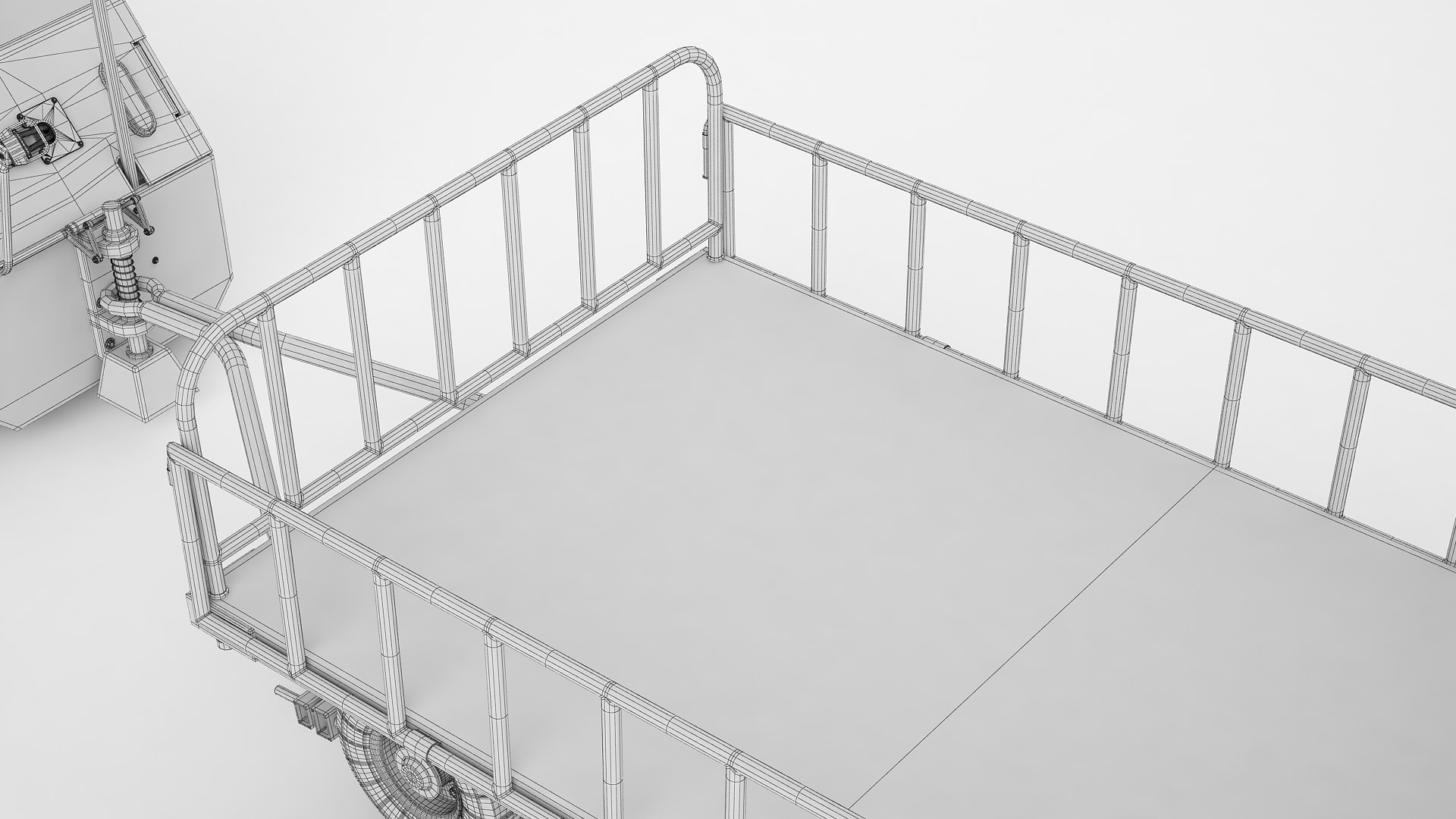 3D Electric Industrial Tugger 15 - TurboSquid 1743586