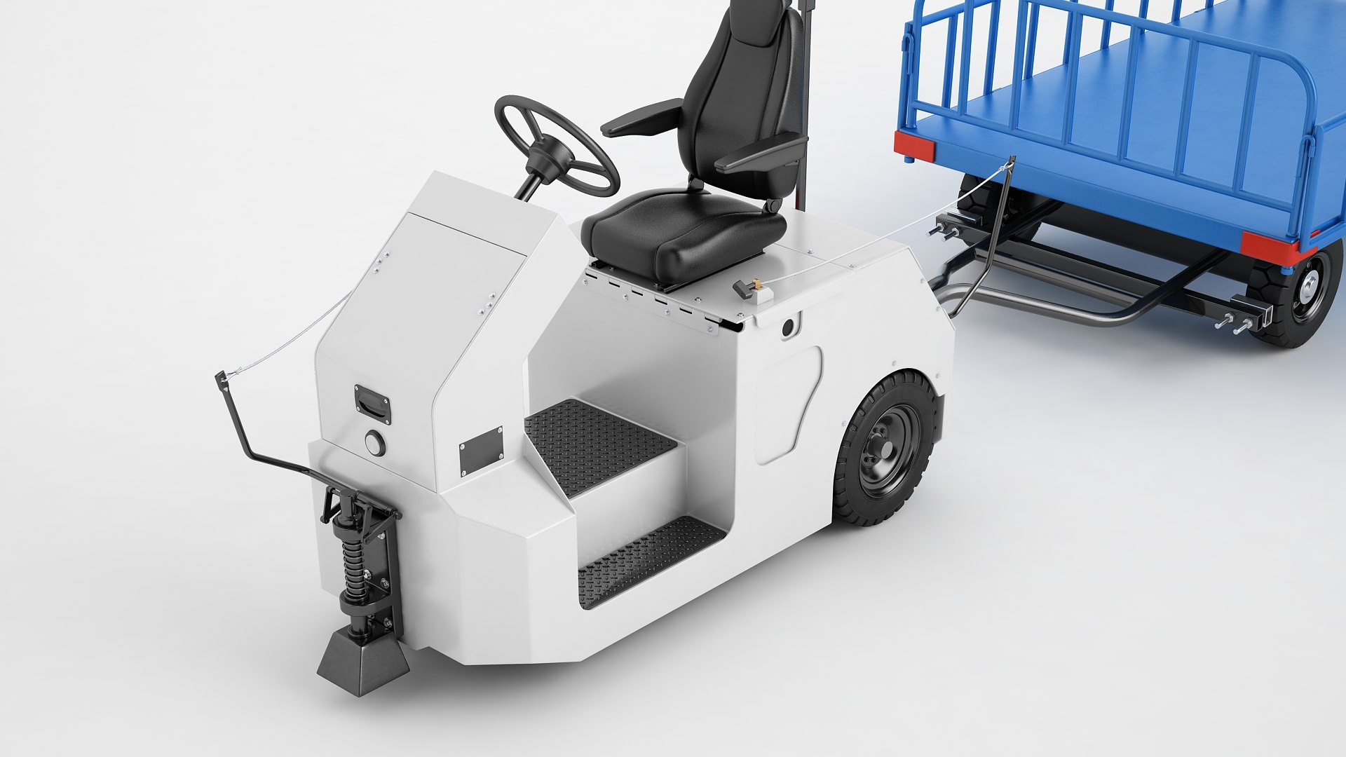 3D Electric Industrial Tugger 15 - TurboSquid 1743586