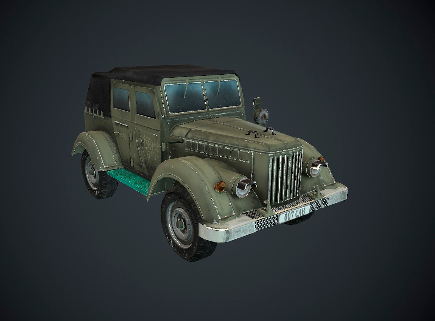 3D Car Military - TurboSquid 1236505