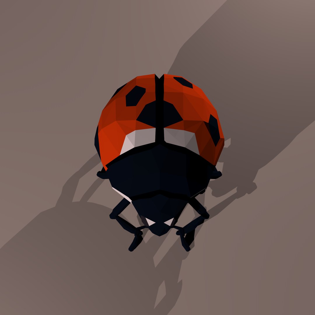 3D lady bug model - TurboSquid 1690957