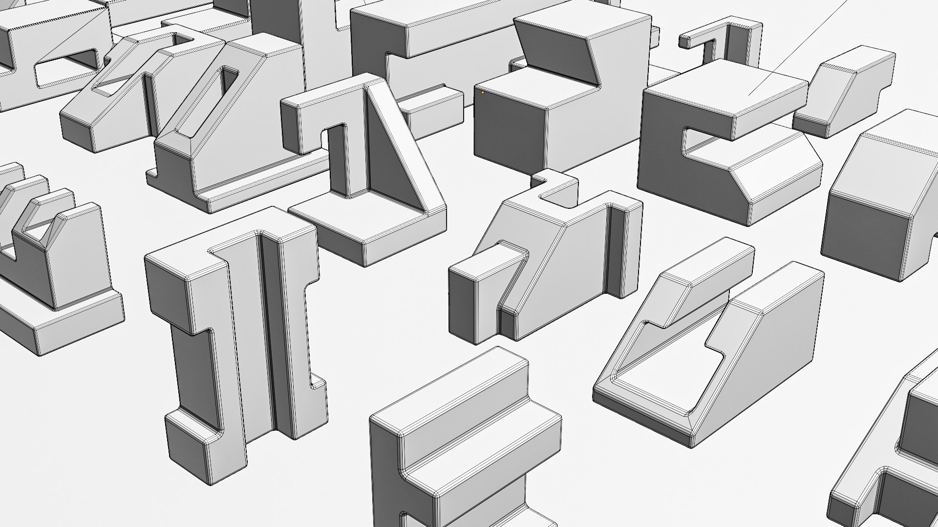 3D Building Blocks Kit Hard Surface Machined Parts V1 - TurboSquid 2181015