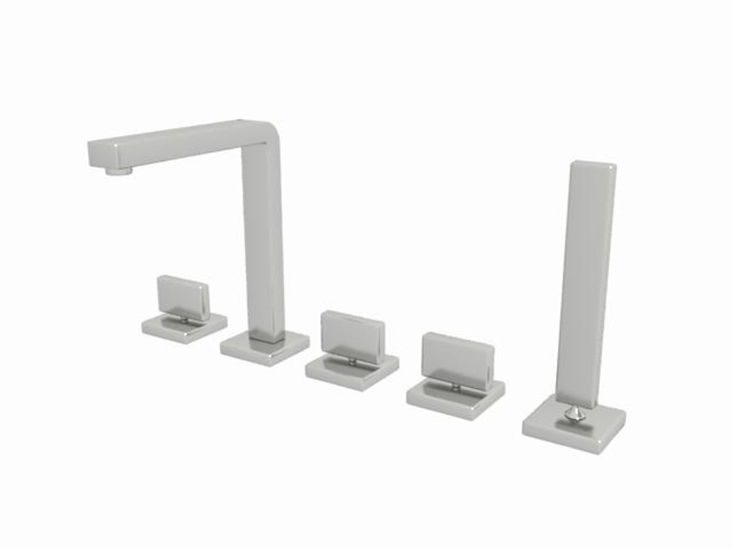 Lineo Bath Rim Set 3d Model