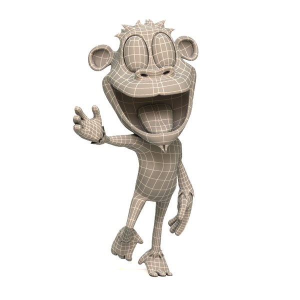 crazy monkey 3d model