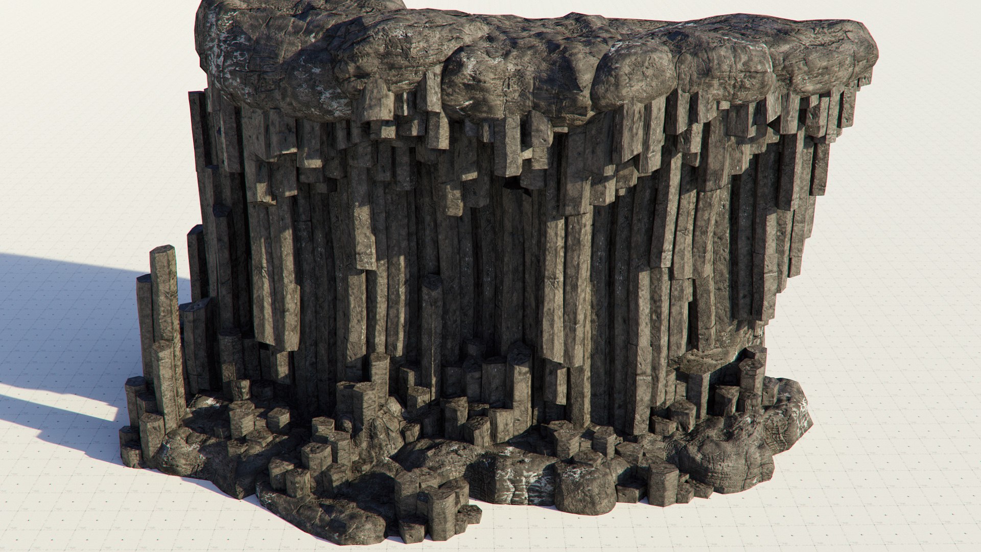 3D Basalt Columns Rocks Kit Model - TurboSquid 1233484