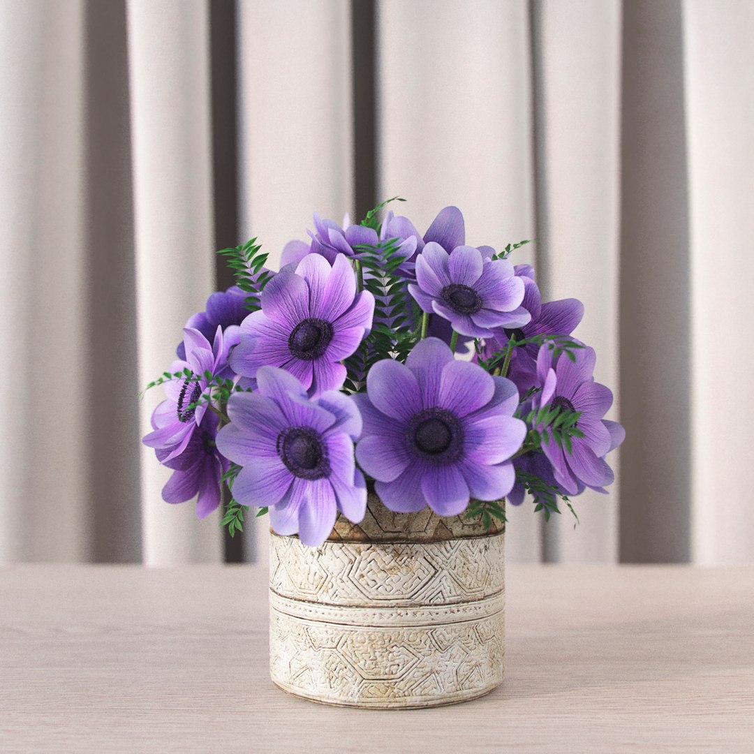 flowers pack 3d model