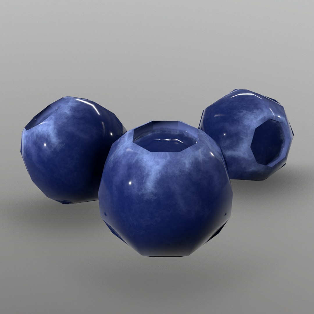 Blueberry ready games 3D model - TurboSquid 1288024