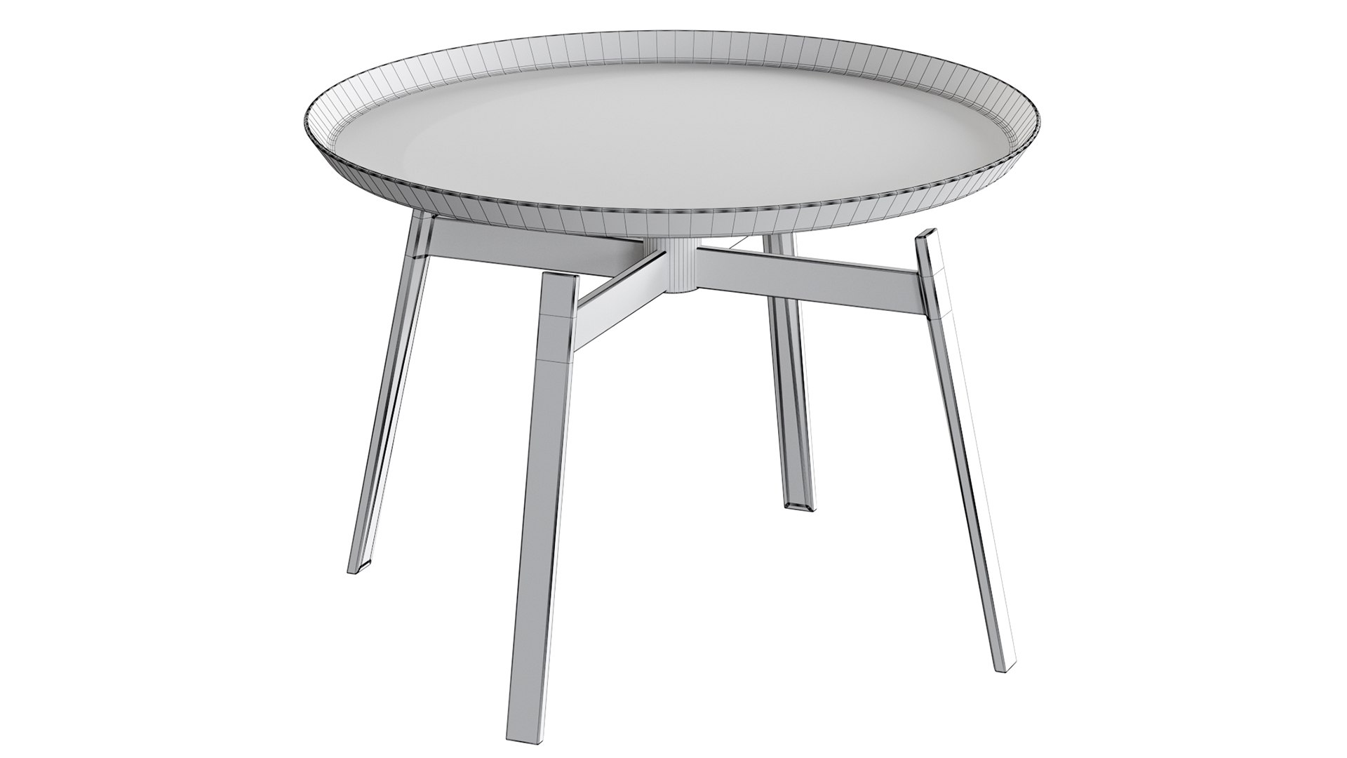 Husk Small by BB Italia Side Table 3D model - TurboSquid 2107792