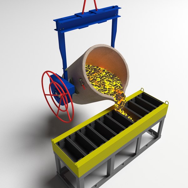 Metal spill 3D - TurboSquid 1299390