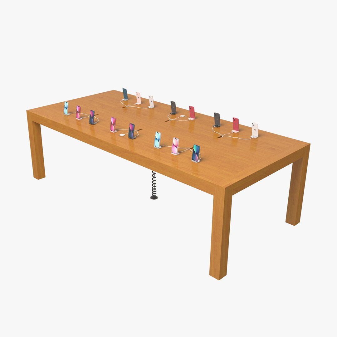 3D Apple Store Table 1 - TurboSquid 2147999