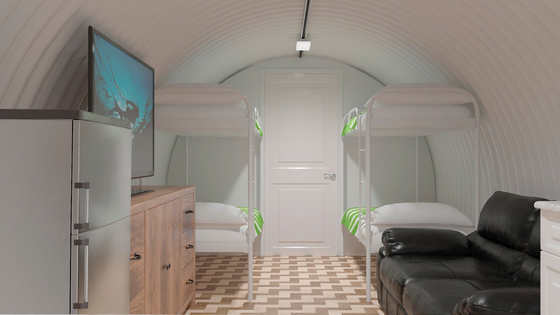 3D Underground Military Bunker With Interior Collection - TurboSquid ...