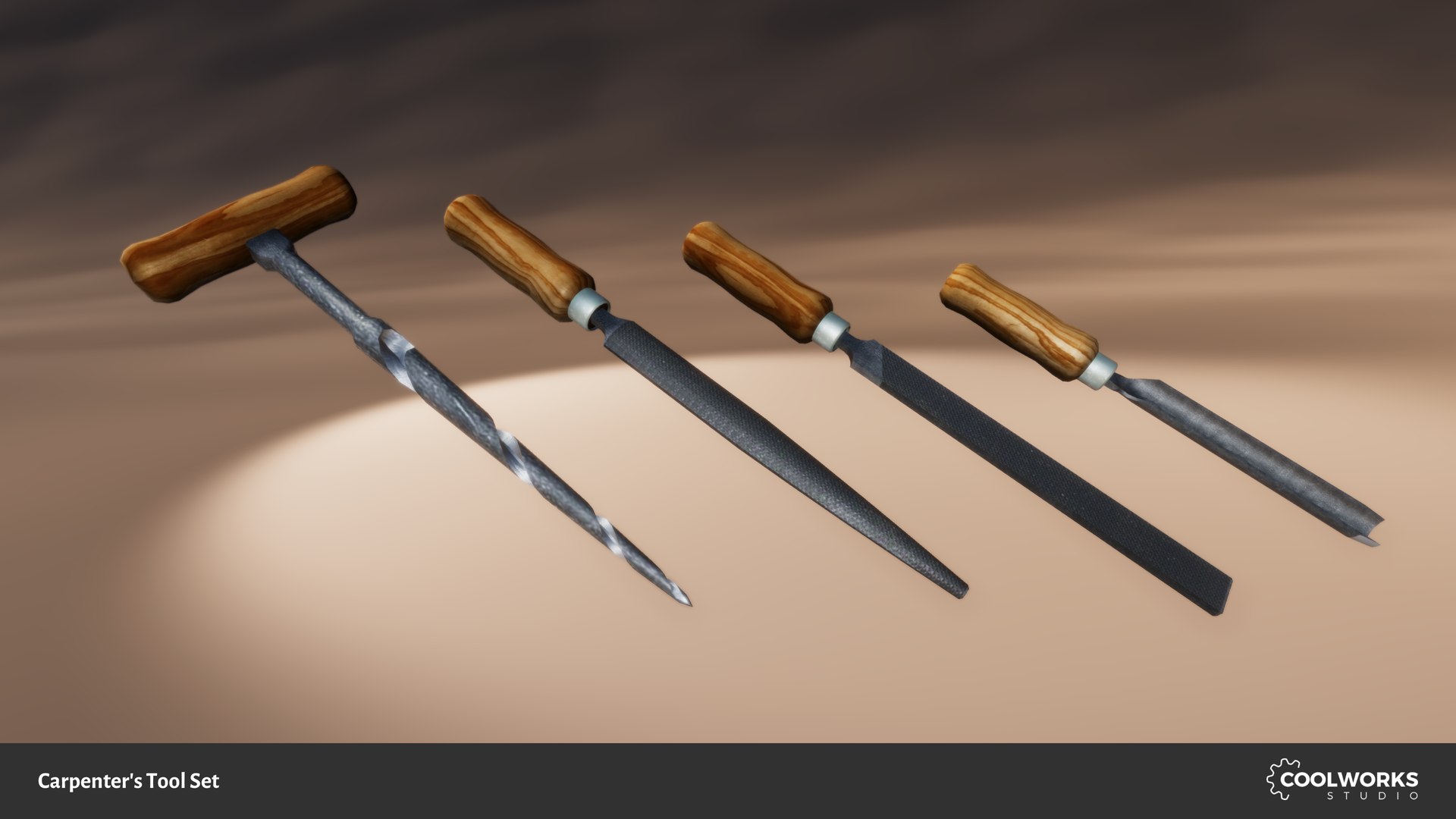 Free Carpenters Tools 3D Model - TurboSquid 1281386