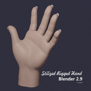 Rigged Cartoon Hand 3D Models for Download | TurboSquid