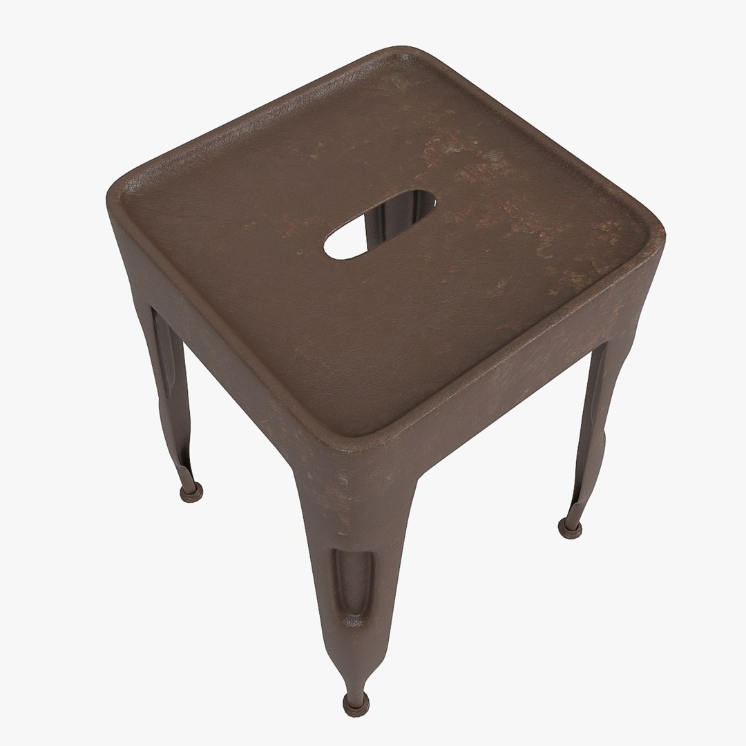 3d model of industrial stool cargo