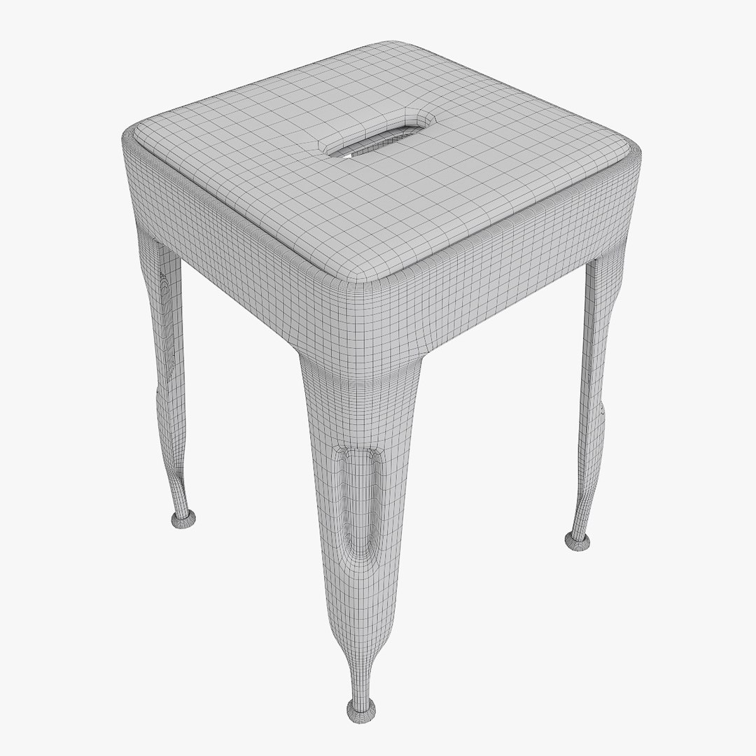 3d model of industrial stool cargo
