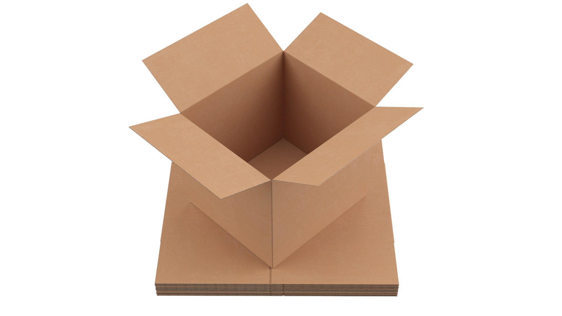 Cardboard Box 3D Model - TurboSquid 2158192
