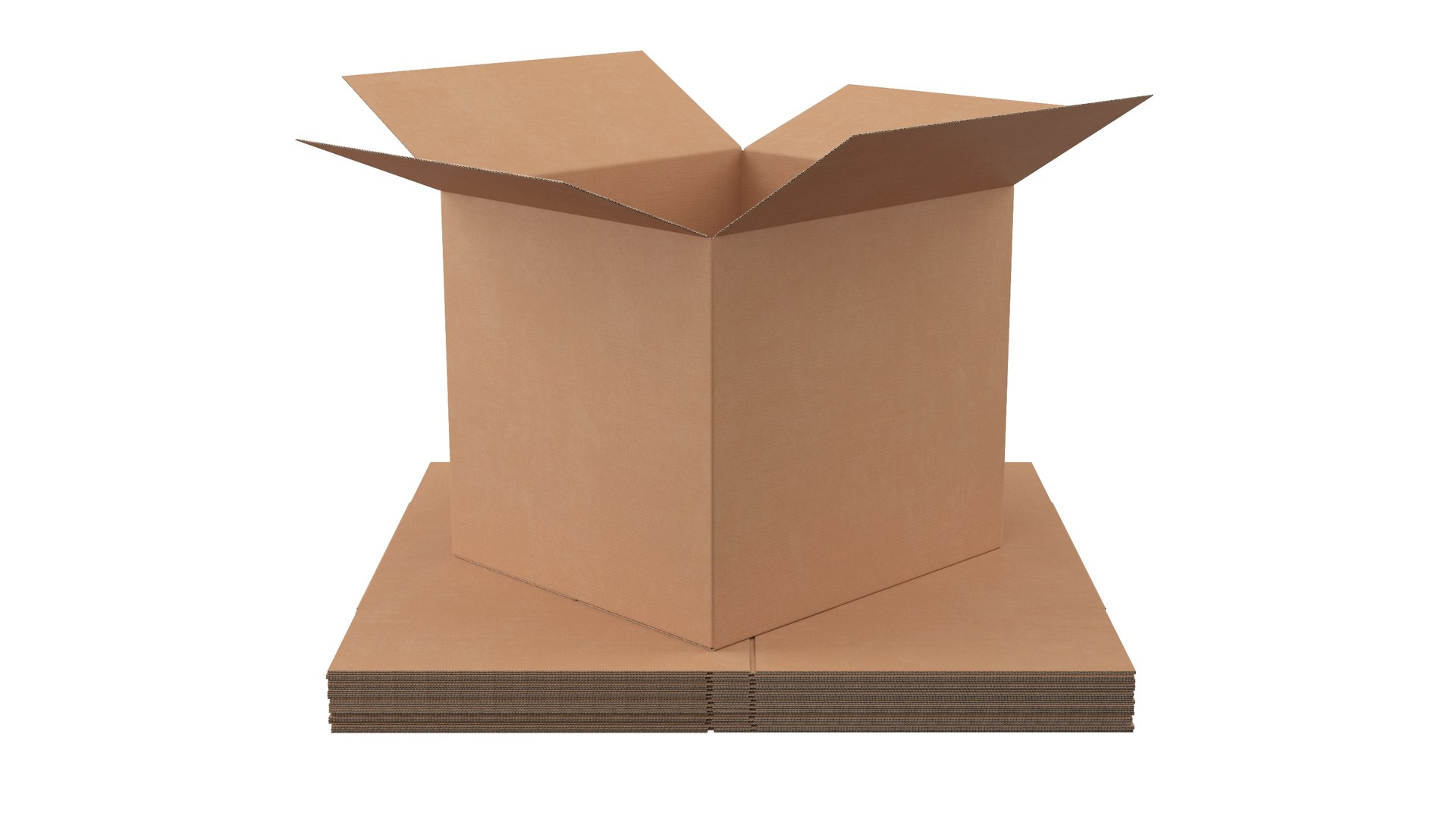 Cardboard Box 3D Model - TurboSquid 2158192