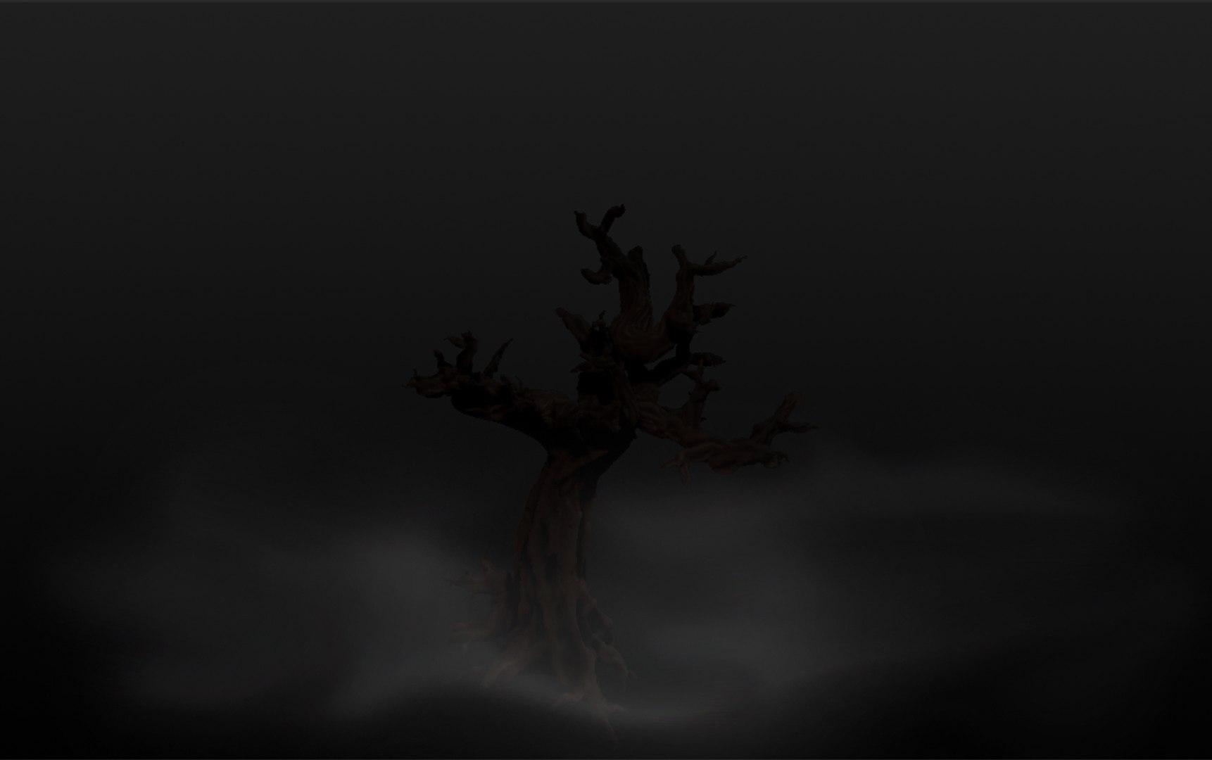 Creepy Tree 3d Model