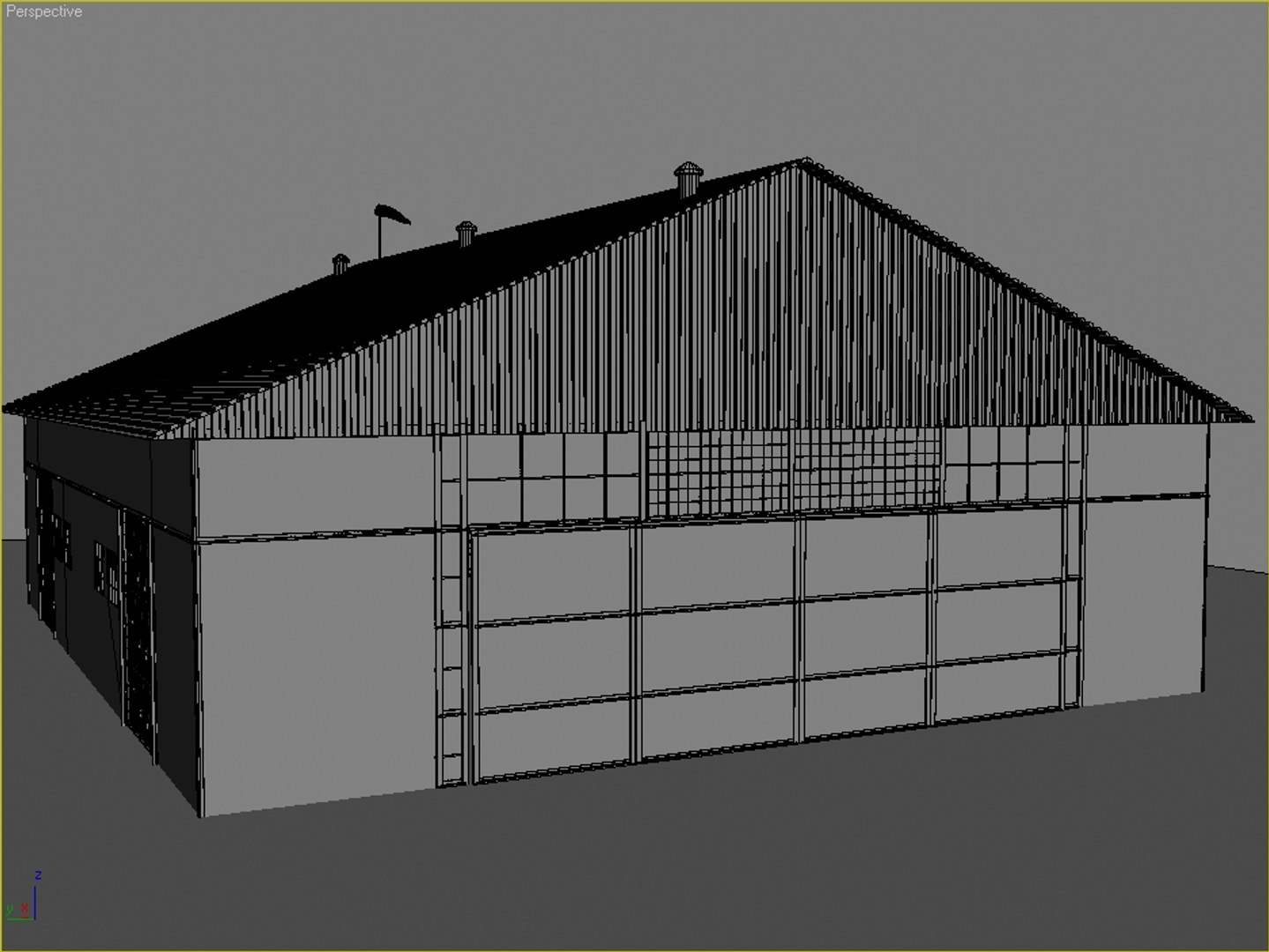 3d old hangar conwing l-16 model