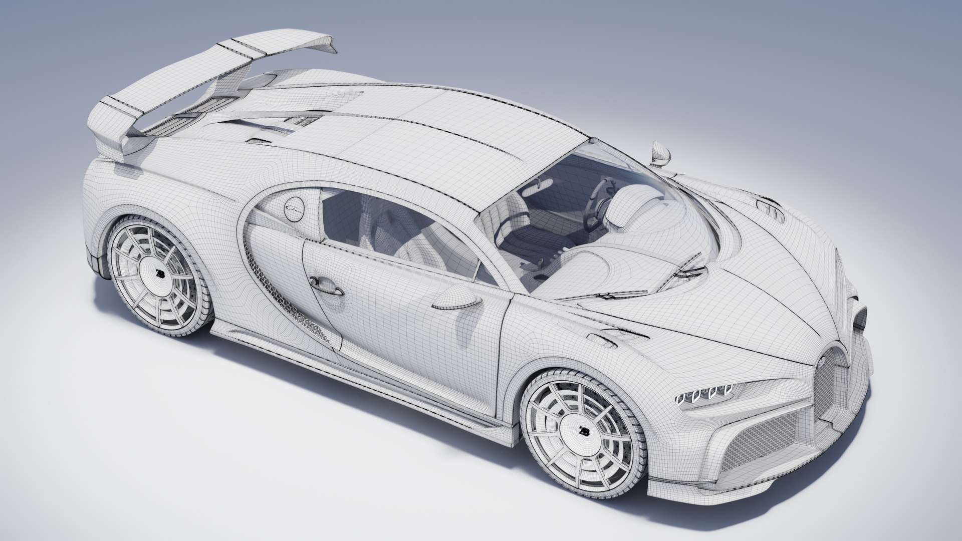 3D Model Bugatti Chiron Grand Prix - TurboSquid 2212446