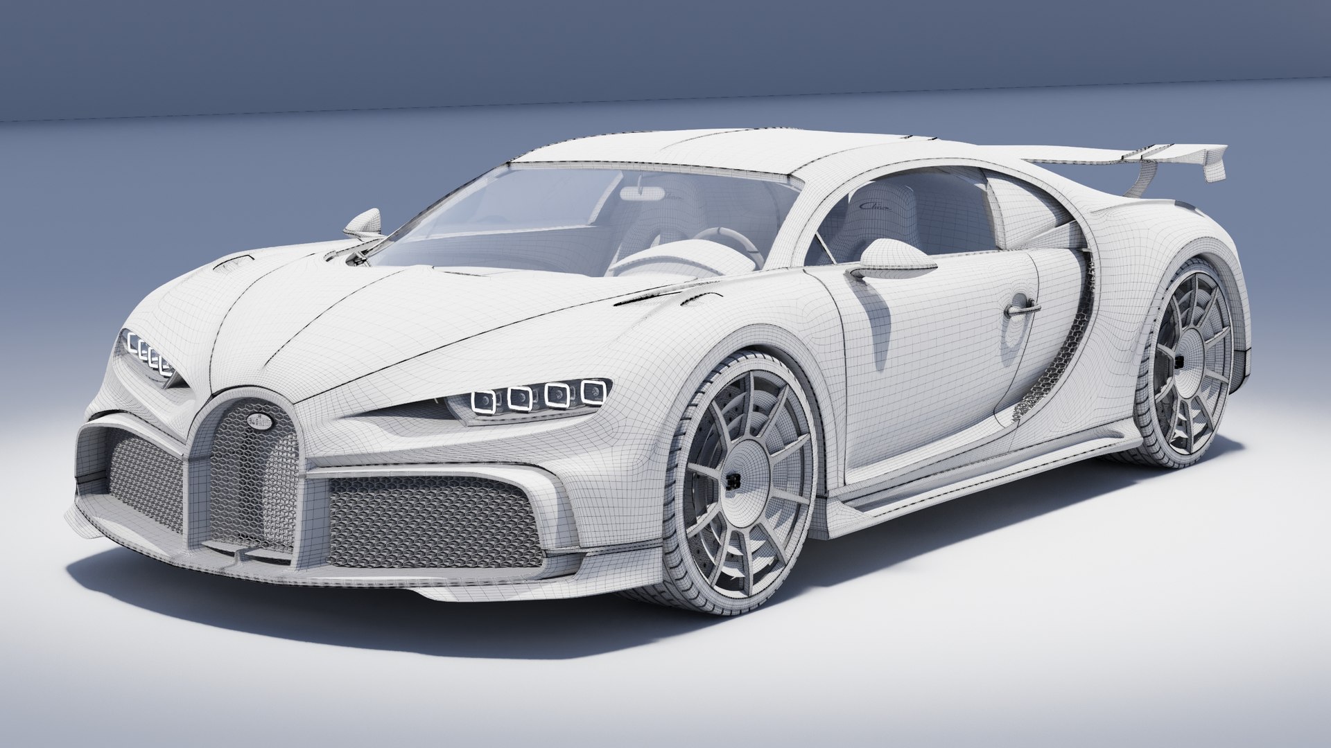 3D Model Bugatti Chiron Grand Prix - TurboSquid 2212446