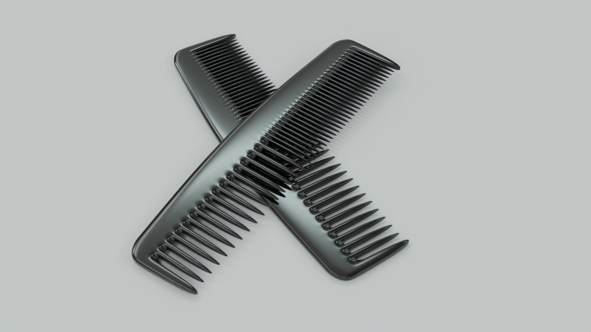 3D Plastic Pocket Comb Model - TurboSquid 1996699