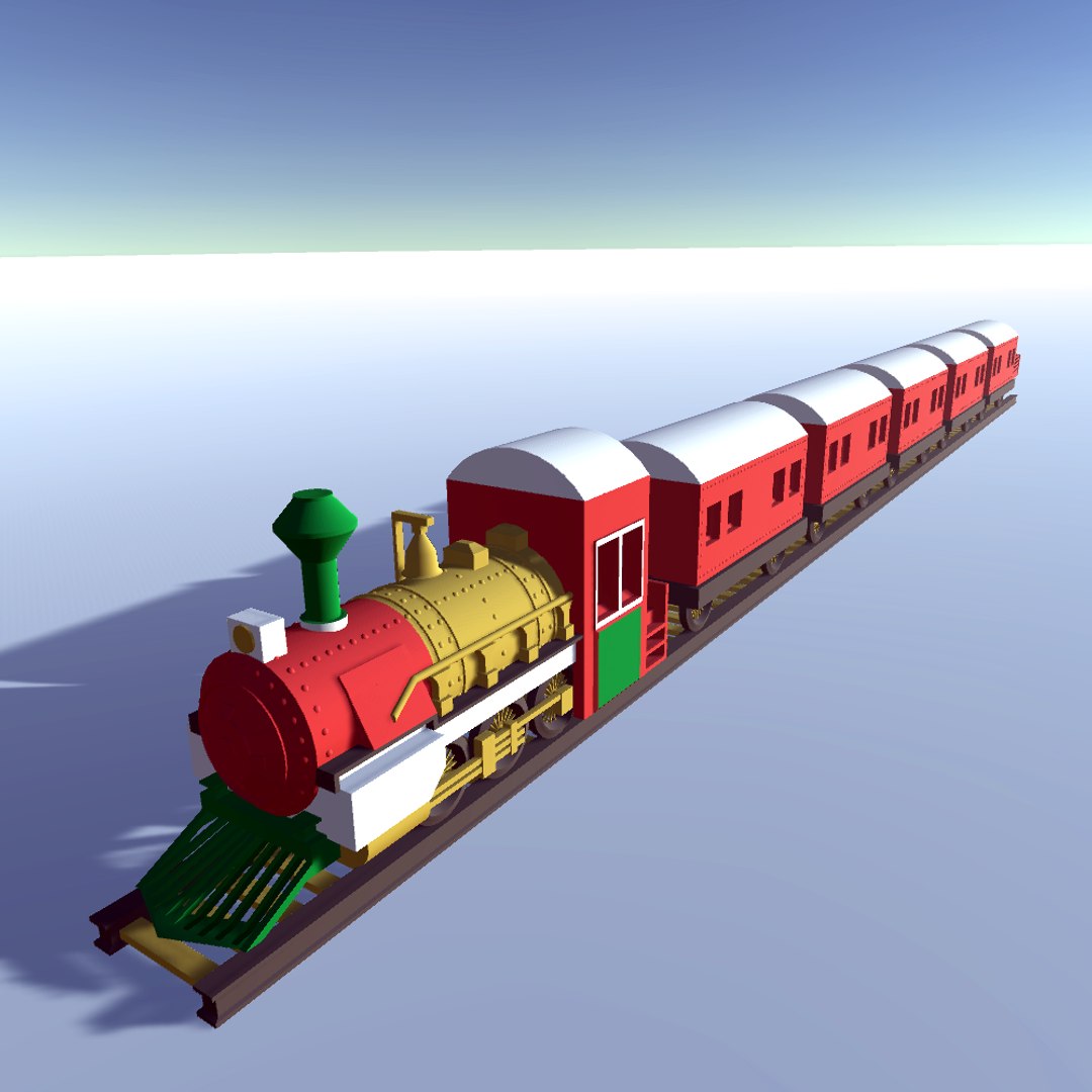 Christmas Toy Train 3D Model - TurboSquid 1952544