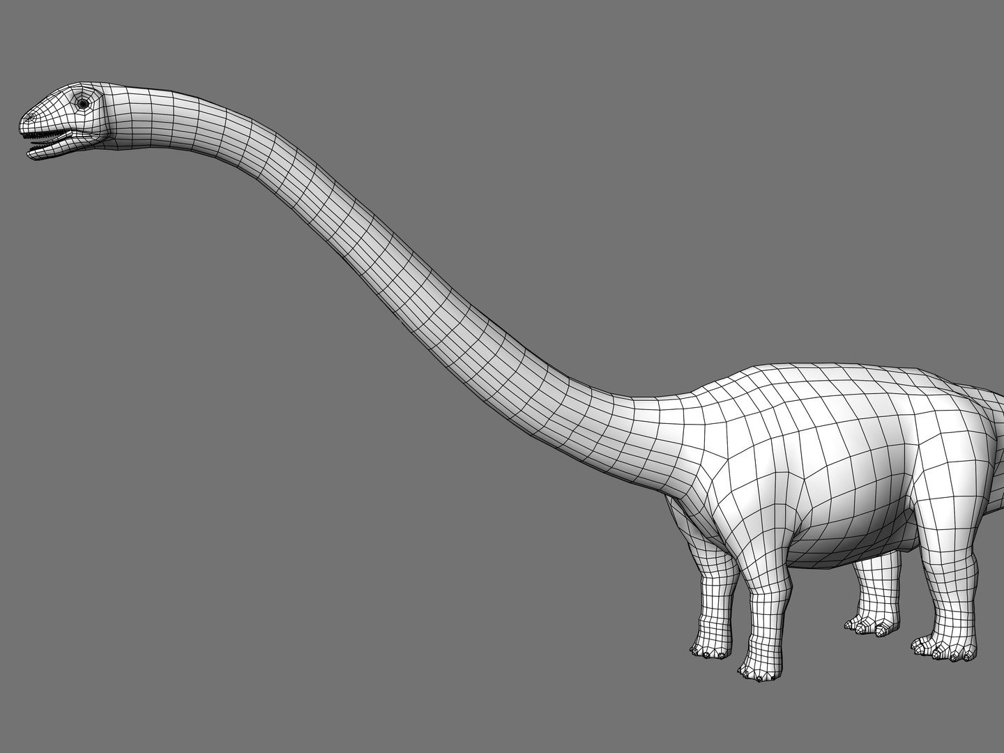 3D Model Omeisaurus Dinosaur Jurassic Animal - TurboSquid 2349707