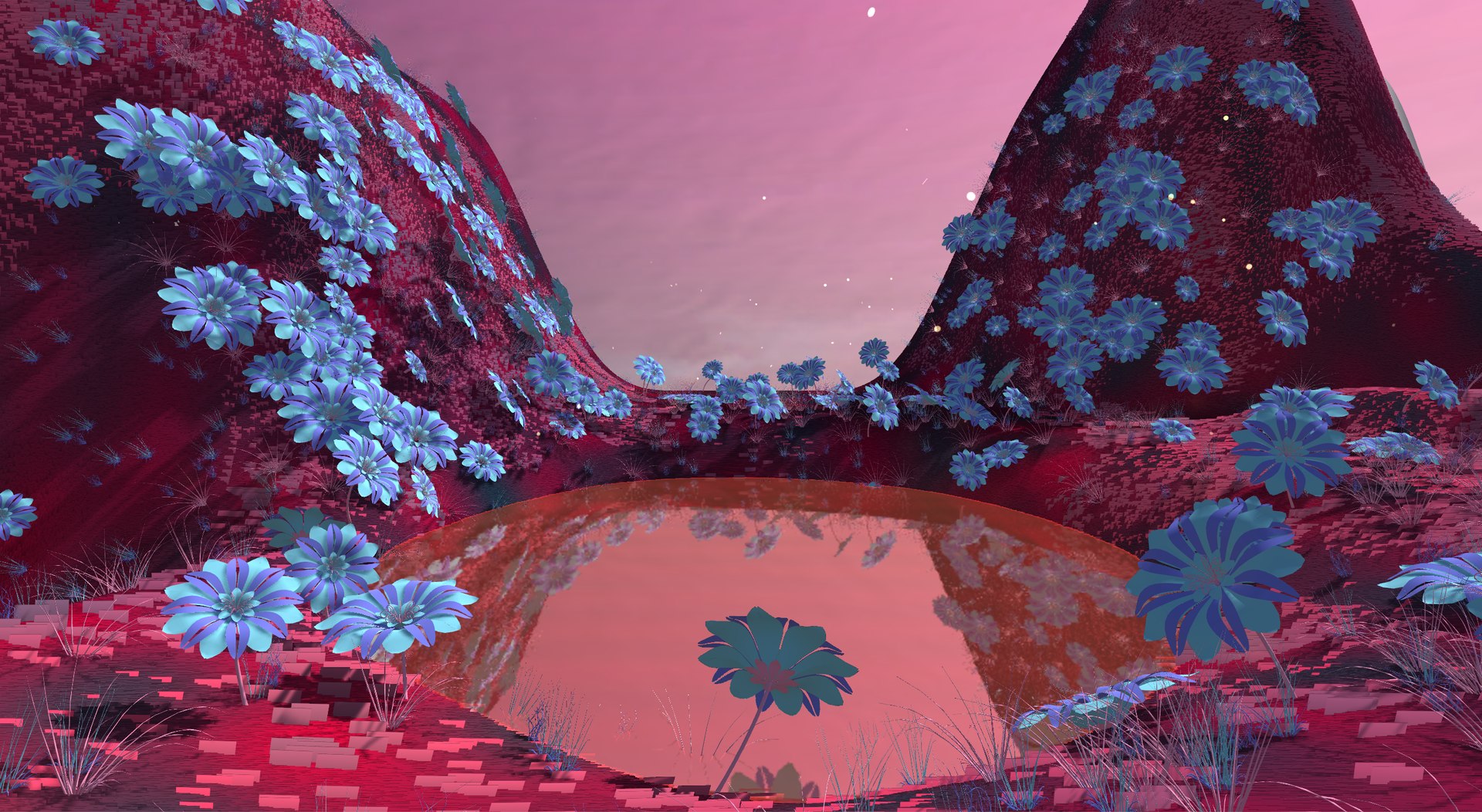 Free Pack Floral Alien Vegetation 3D Model - TurboSquid 1470488