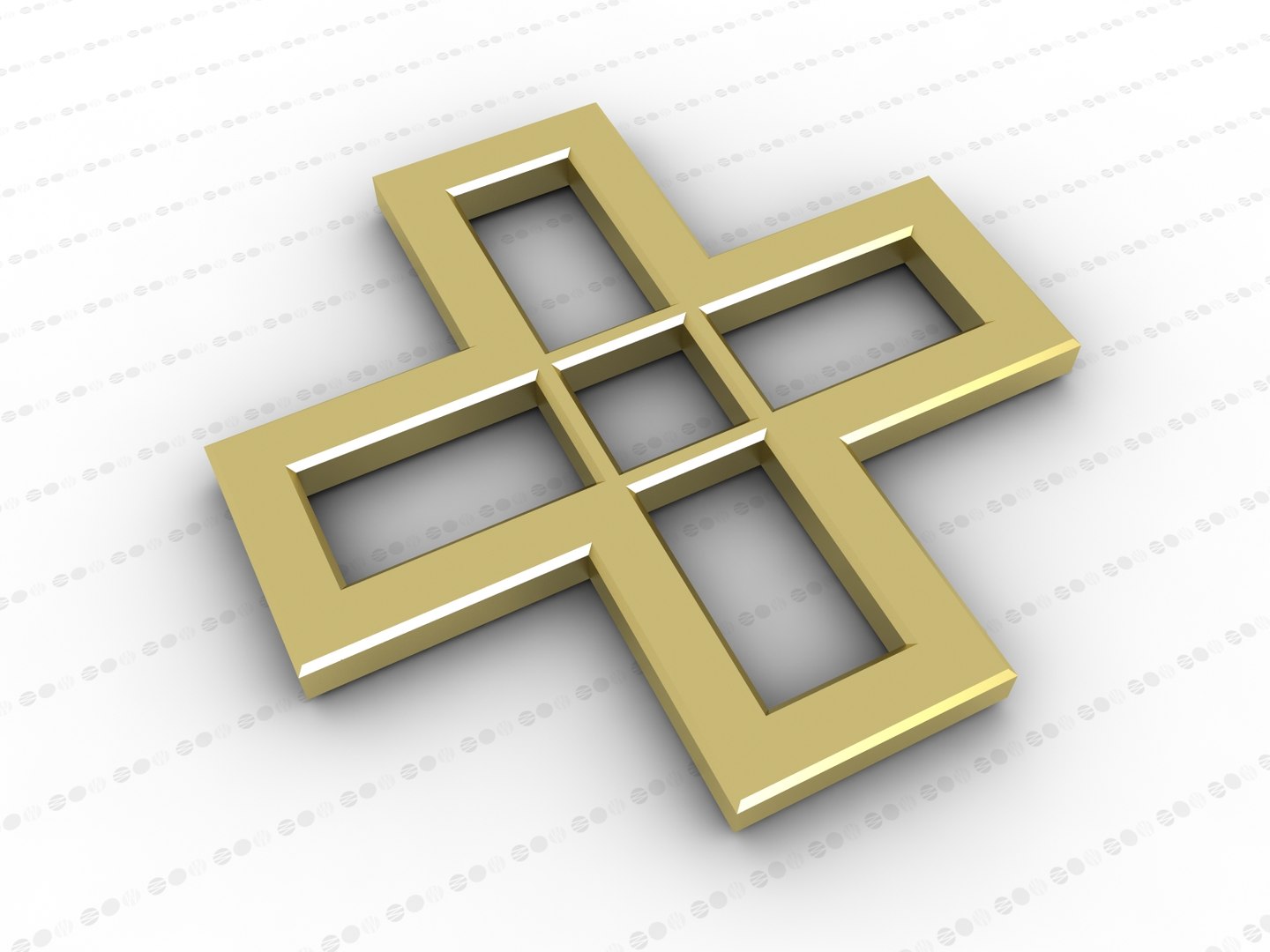 3D Cross - TurboSquid 1474578