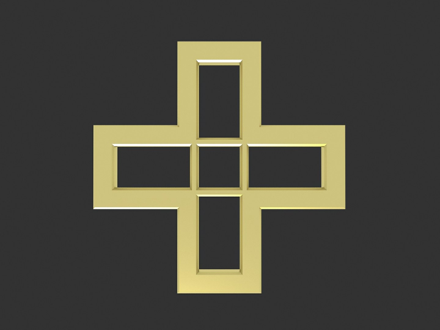 3D Cross - TurboSquid 1474578