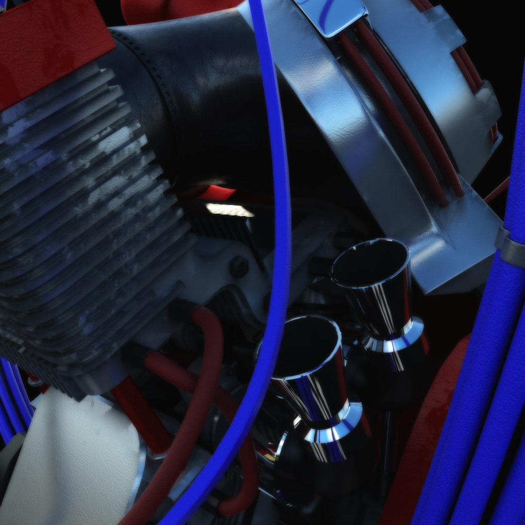 3d heart steampunk model