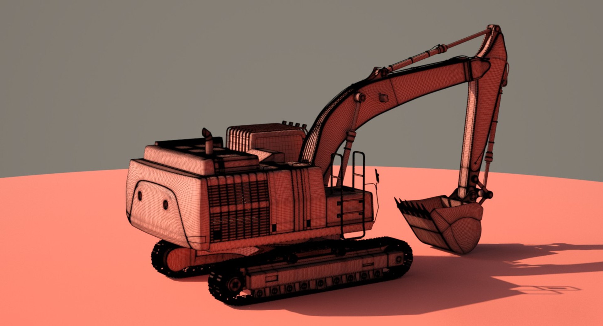 Excavator 3D Model - TurboSquid 1221506
