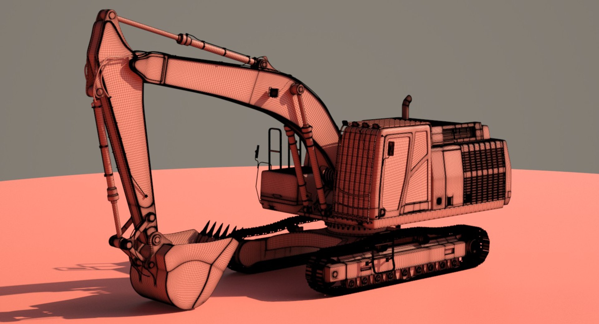 Excavator 3D Model - TurboSquid 1221506