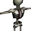 zombie skeleton undead 3d model